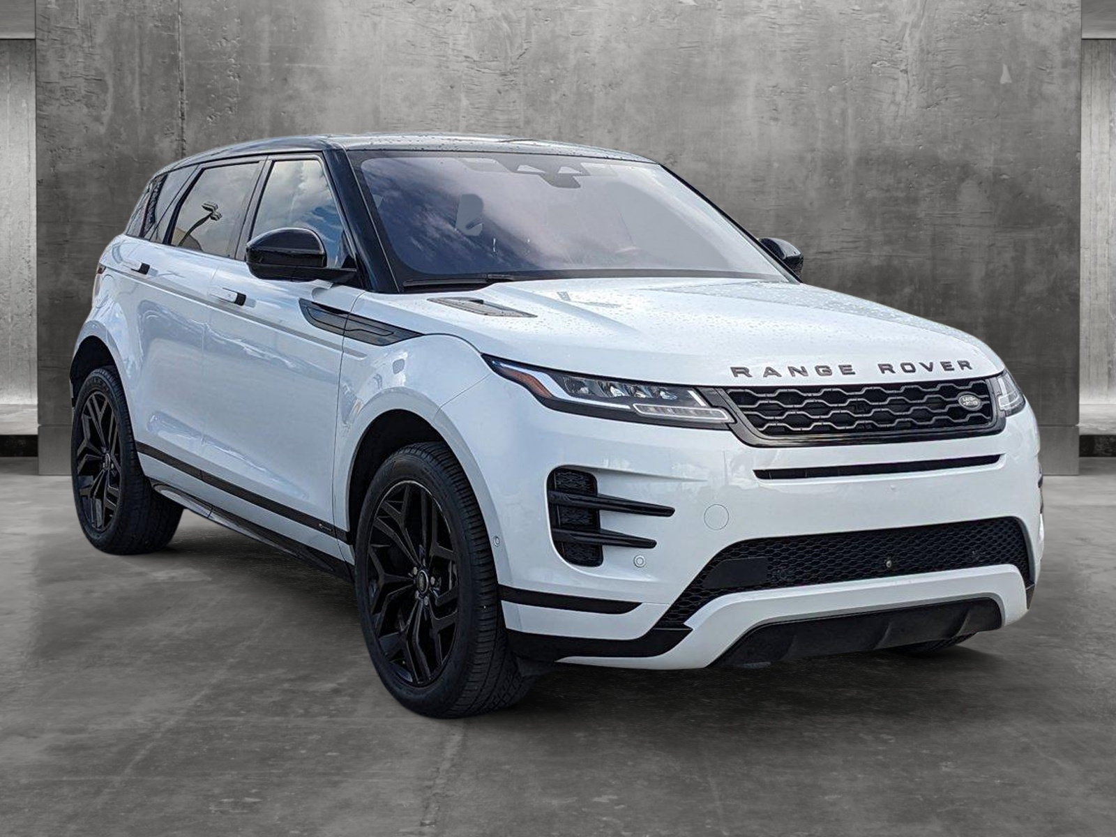 Range Rover Evoque Blue And White