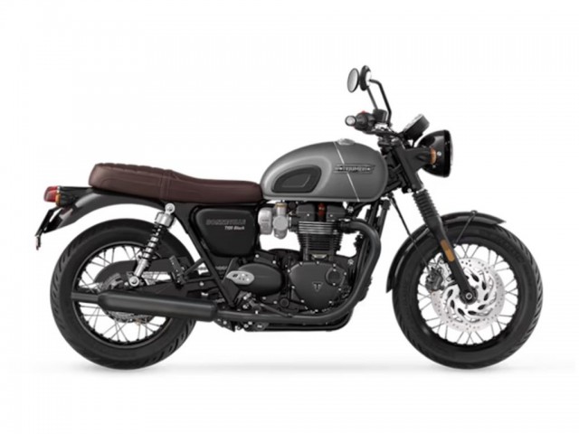 New 2025 Triumph Bonneville T120 black Graphite / Matte Graphite ...