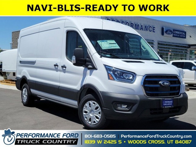 New 2022 Ford E-Transit Cargo Van E-Transit 350 Long in Bountiful ...