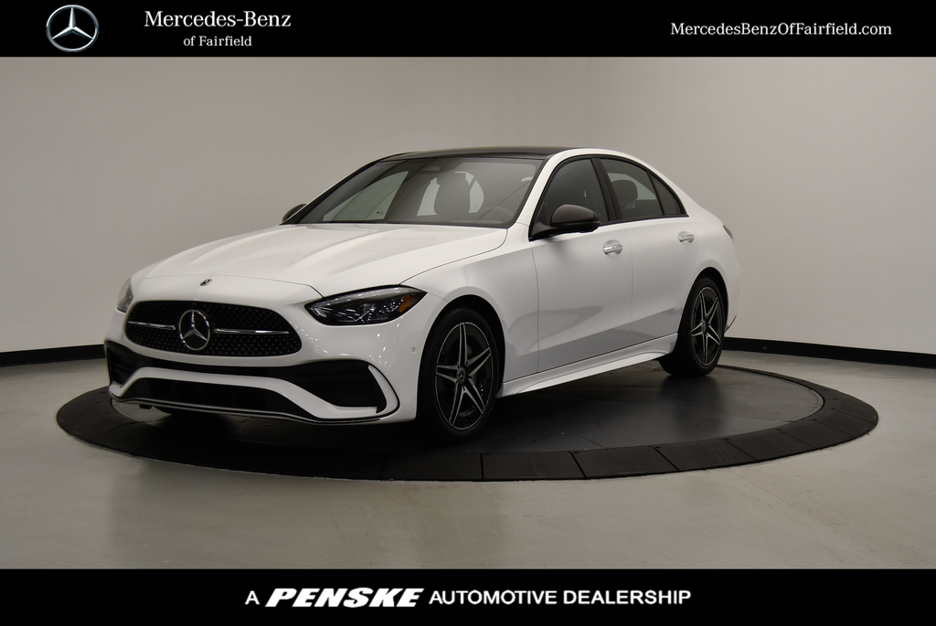 White Mercedes C250 Coupe 2022