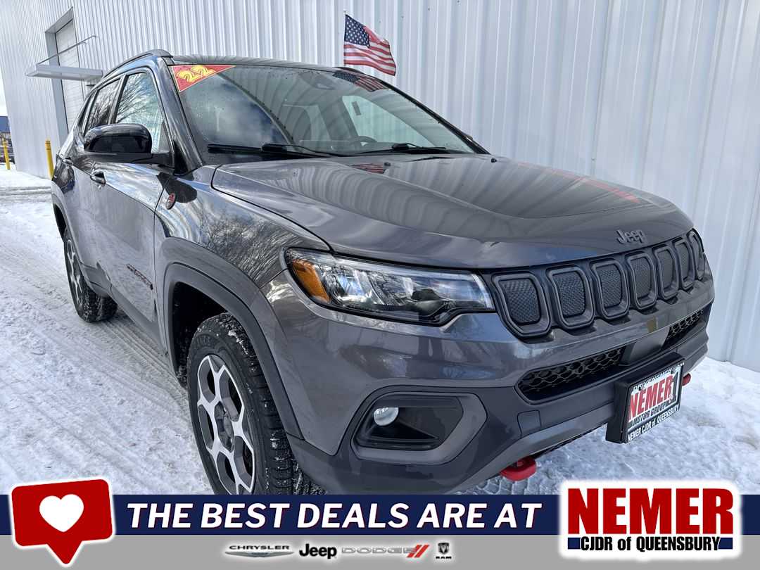 Pre-Owned 2022 Jeep Compass Trailhawk Sport Utility in Queensbury #4694PA | Nemer Chrysler Jeep ...