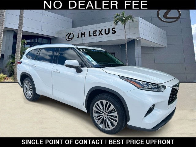 Pre-Owned 2022 Toyota Highlander Platinum 4D Sport Utility in Margate ...