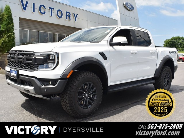 New 2025 Ford Ranger Raptor® 4D Crew Cab in Dyersville #CS326 | Victory ...