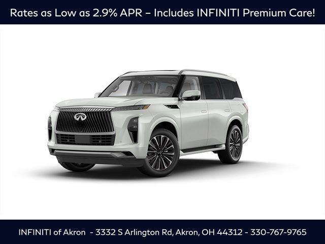 New 2025 INFINITI QX80 LUXE 4WD SUV in Akron #A25102 | INFINITI of Akron