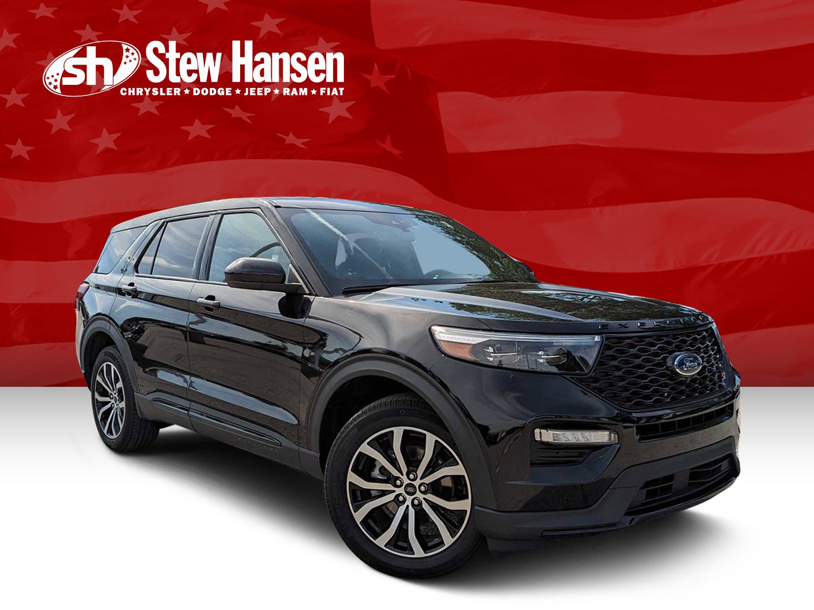 Black Ford Explorer 2022