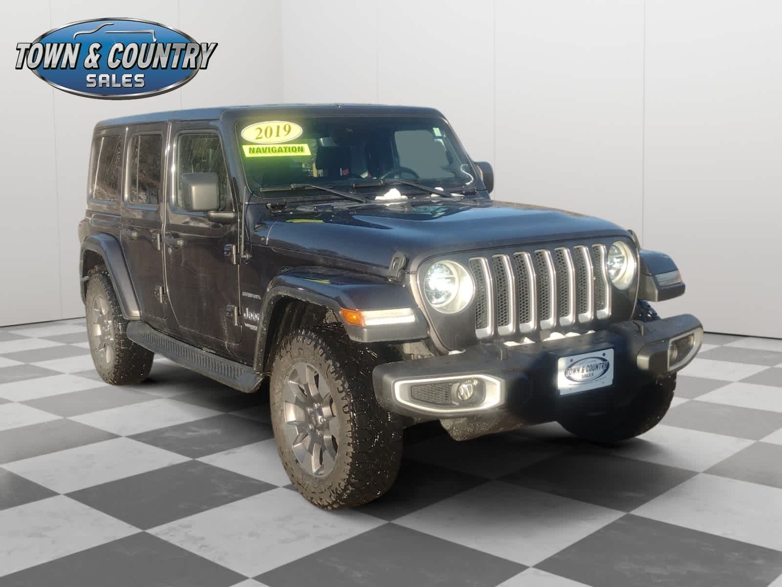 Pre-Owned 2019 Jeep Wrangler Unlimited Sahara 4 Door SUV in Quinnesec #U7284A | Town & Country ...