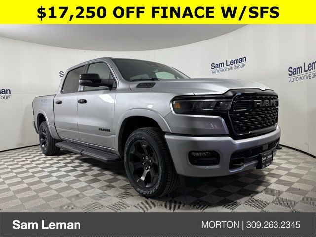 New 2025 Ram 1500 Big Horn/Lone Star 4D Crew Cab in Central IL #R11098 | Sam Leman Automotive Group