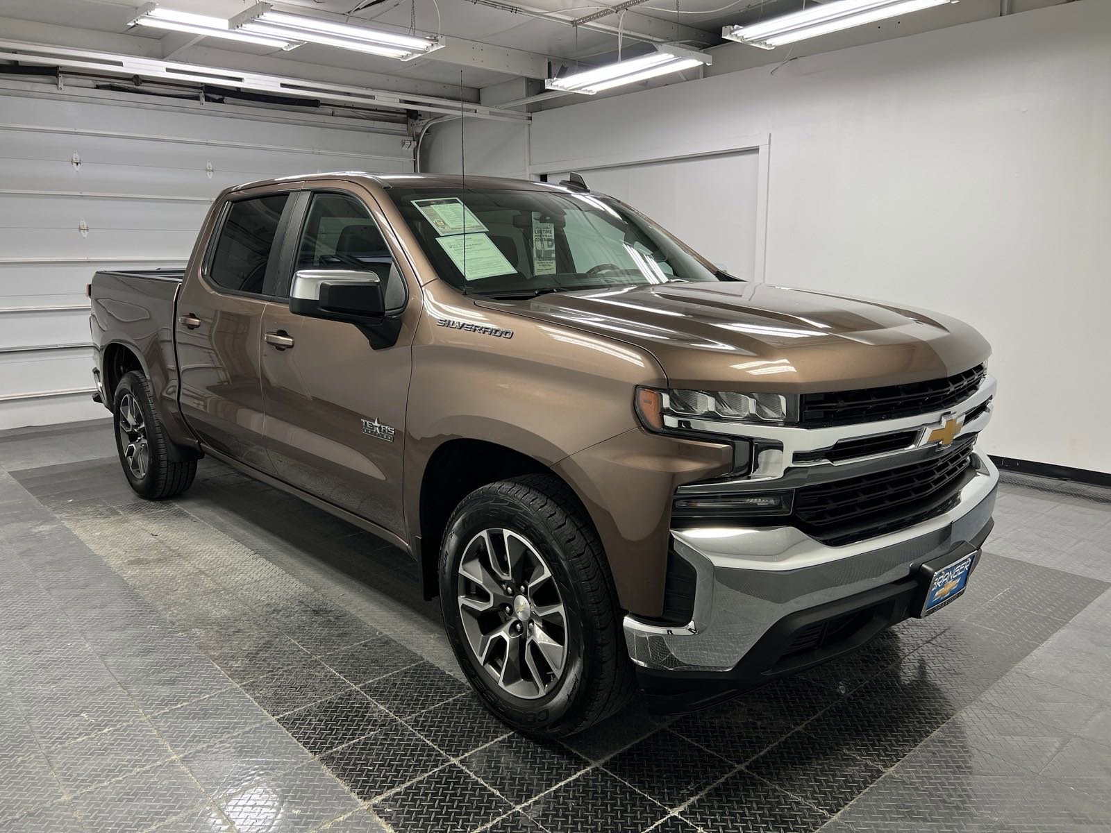 Pre-Owned 2019 Chevrolet Silverado 1500 LT Crew Cab Pickup in Orange ...