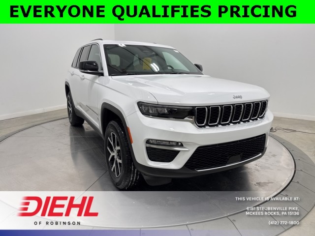 New 2025 Jeep Grand Cherokee Limited Utility in McKees Rocks #25MJ0546 | Diehl CDJR of Robinson