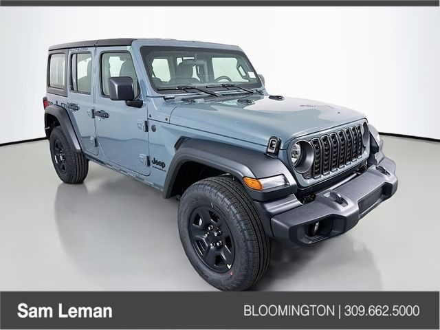 New 2025 Jeep Wrangler Sport 4D Sport Utility in Central IL #J25210 ...