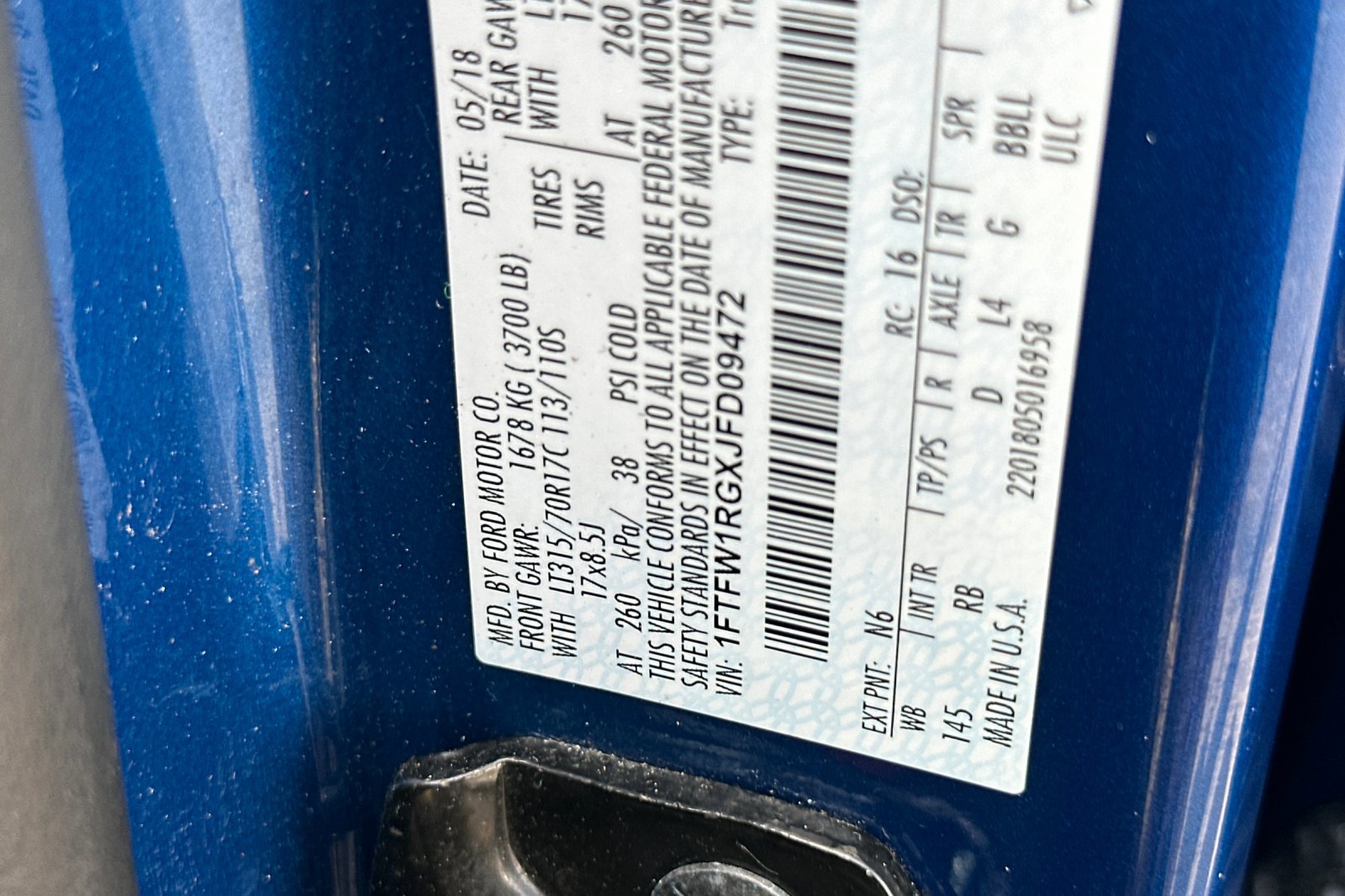 Pre-Owned 2018 Ford F-150 Raptor Crew Cab Pickup in Medford #J143382 ...