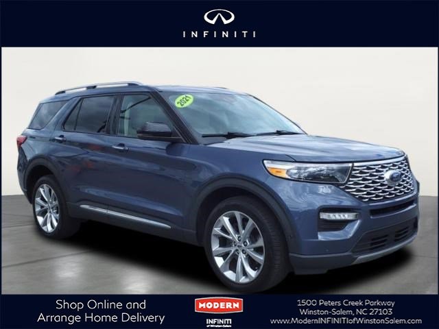 Pre-Owned 2021 Ford Explorer Platinum Sport Utility in Winston Salem ...