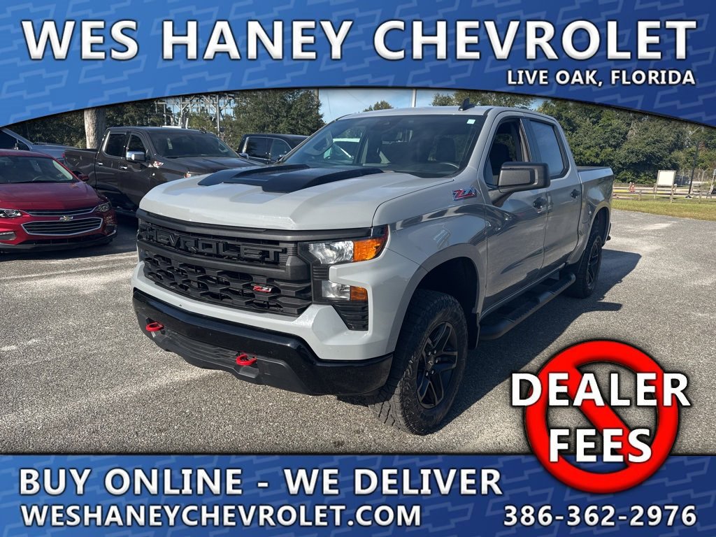 Pre-Owned 2024 Chevrolet Silverado 1500 Custom Trail Boss Crew Cab in ...
