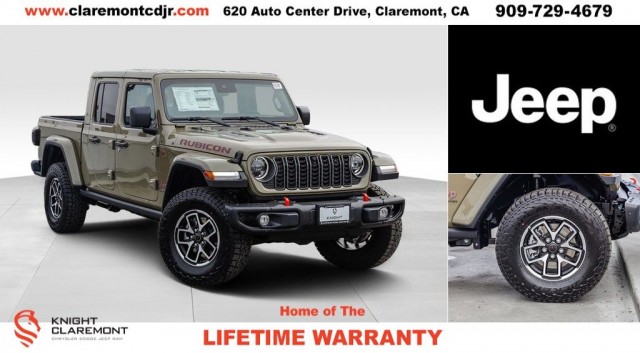 New 2025 Jeep Gladiator Rubicon Crew Cab in Claremont #GL1718 | Knight Claremont Chrysler Dodge ...