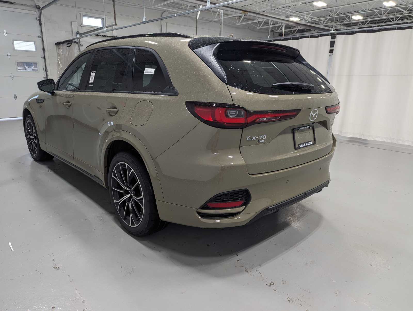 New 2025 Mazda CX-70 3.3 Turbo S Premium AWD in Zircon Sand Metallic | Greensburg, PA | #Z03092