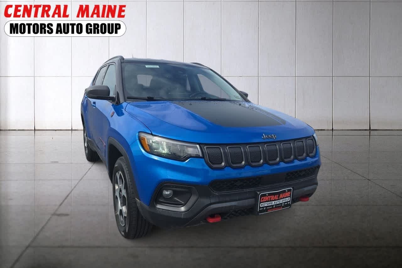 Pre-Owned 2022 Jeep Compass Trailhawk Sport Utility in Waterville #SCU148A | Central Maine ...
