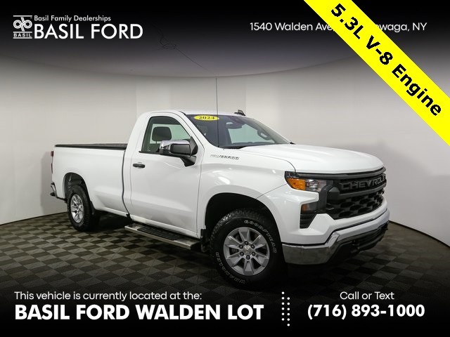 Pre-Owned 2024 Chevrolet Silverado 1500 WT 2D Standard Cab in Fredonia ...