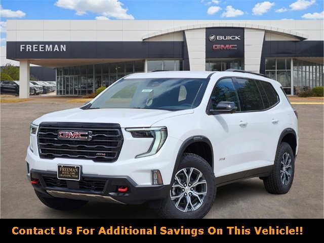 New 2025 GMC Acadia AT4 SUV in Grapevine #49507 | Freeman Buick GMC