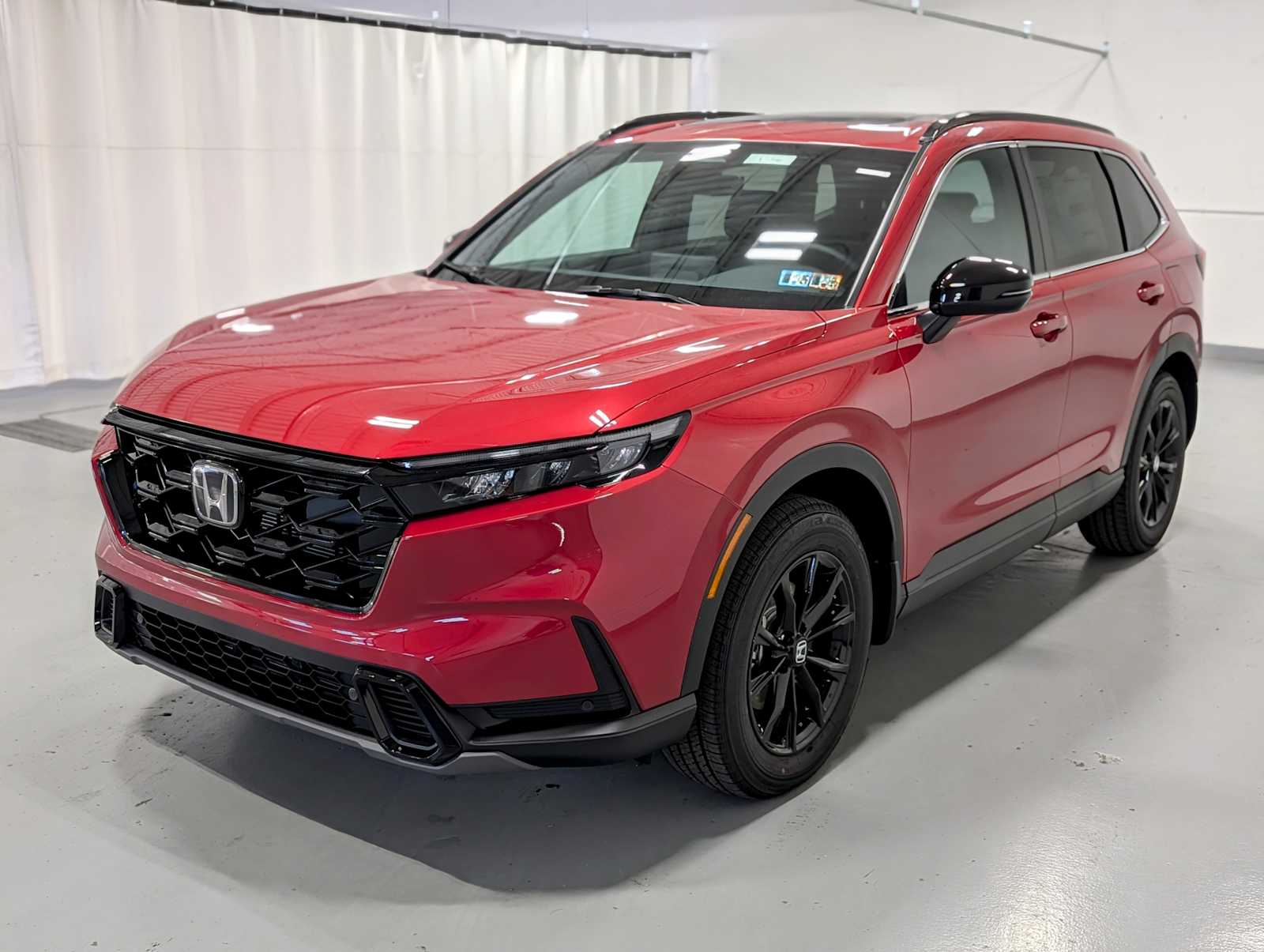 New 2025 Honda CR-V Hybrid Sport-L in Radiant Red Metallic | Greensburg, PA | #H11046