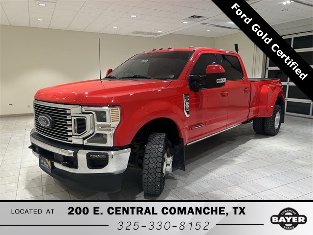 Certified Pre-Owned 2021 Ford F-350SD Lariat 4D Crew Cab in Comanche # ...