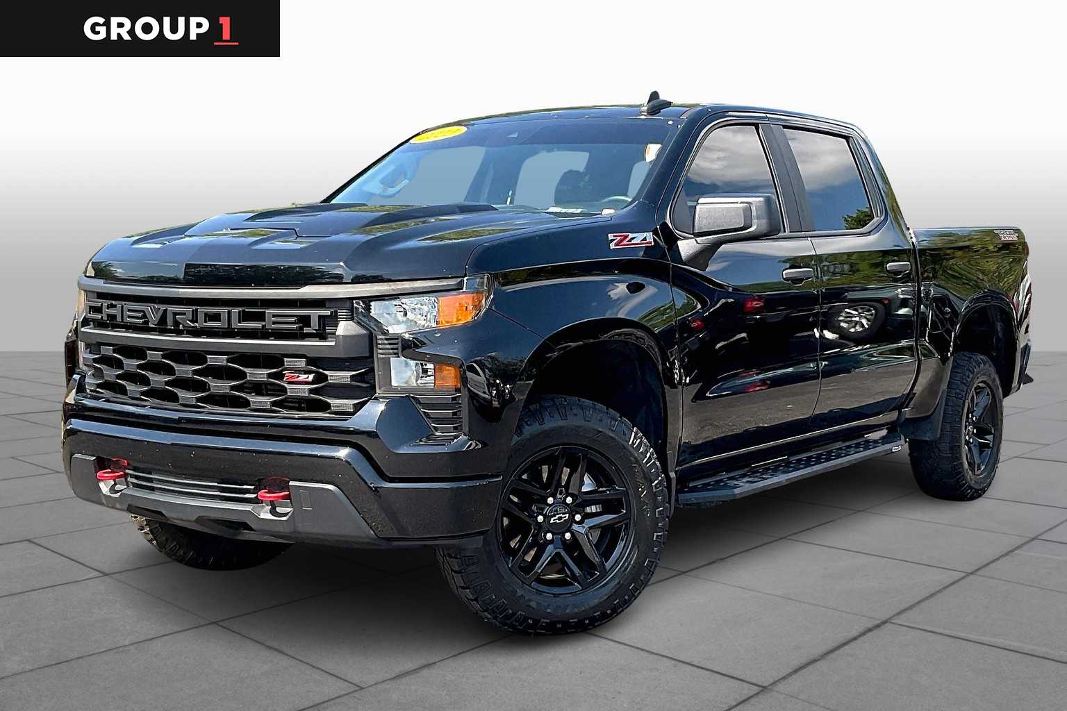 Pre-Owned 2022 Chevrolet Silverado 1500 Custom Trail Boss Crew Cab ...