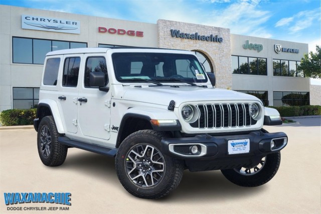 New 2025 Jeep Wrangler Sahara Utility in Waxahachie #SW517847 | Waxahachie Dodge Chrysler Jeep Ram
