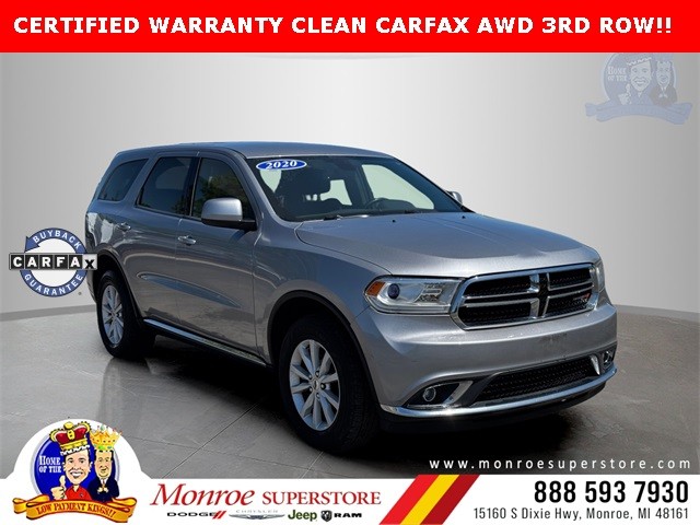 Certified Pre-Owned 2020 Dodge Durango SXT 4D Sport Utility in Shelby # ...