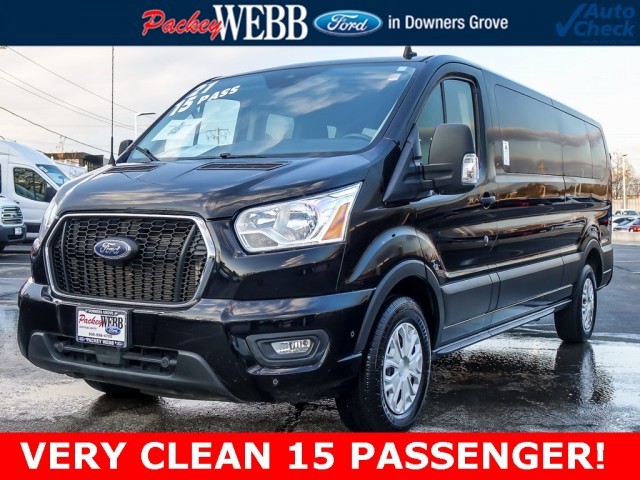 Pre-Owned 2021 Ford Transit-350 XLT 3 Door Wagon in Downers Grove # ...