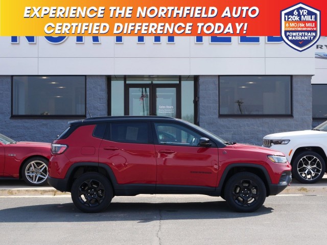 Certified Pre-Owned 2023 Jeep Compass Trailhawk 4 Door SUV in Hastings #F130225 | Hastings Ford