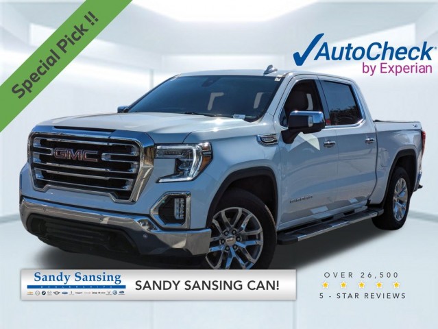 Pre-Owned 2021 GMC Sierra 1500 SLT 4D Crew Cab in Pensacola #Z2423 | Sandy Sansing Chevrolet