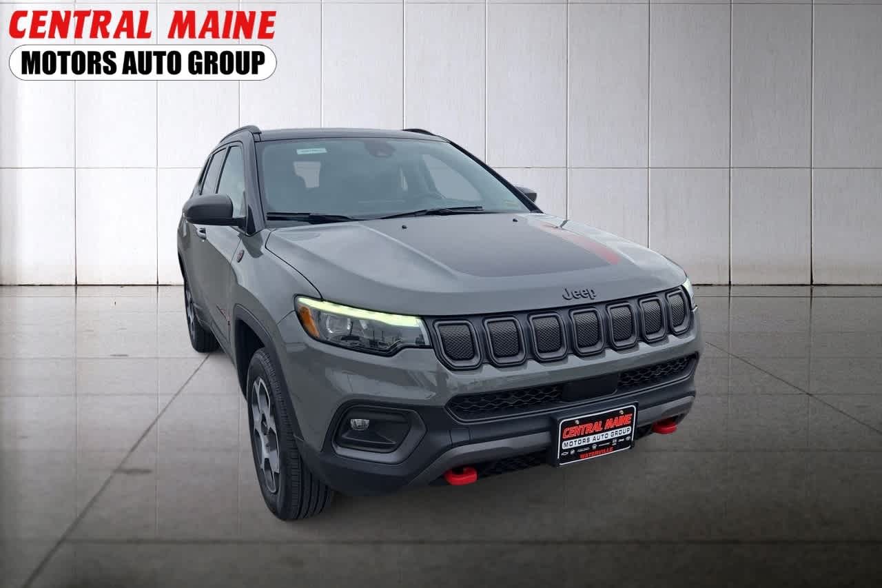 Pre-Owned 2022 Jeep Compass Trailhawk Sport Utility in Waterville #SCU198A | Central Maine ...