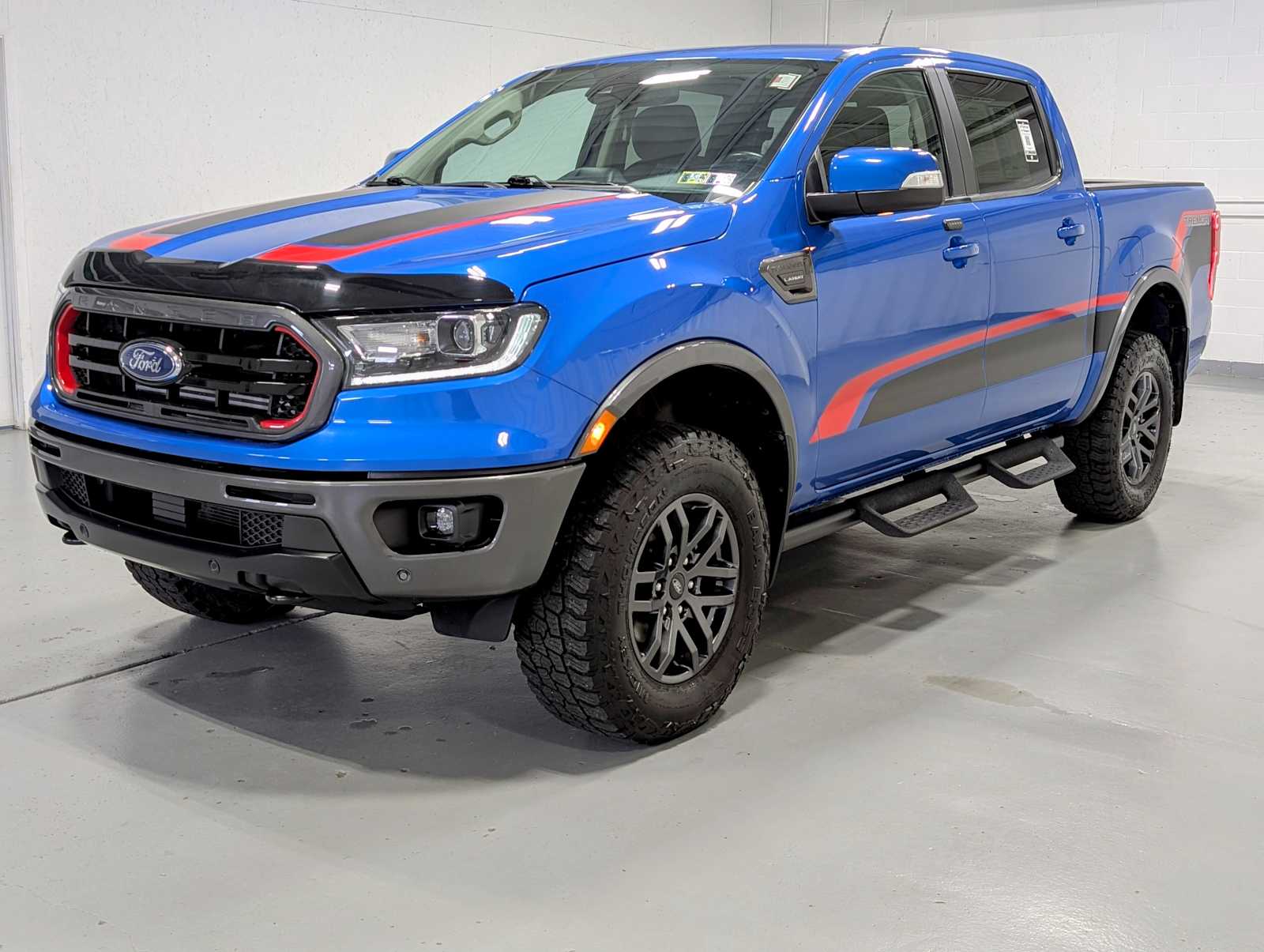Pre-Owned 2021 Ford Ranger LARIAT in Velocity Blue Metallic ...