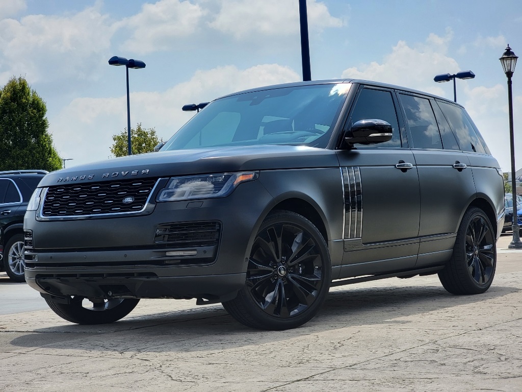Matte Black Range Rover Hse