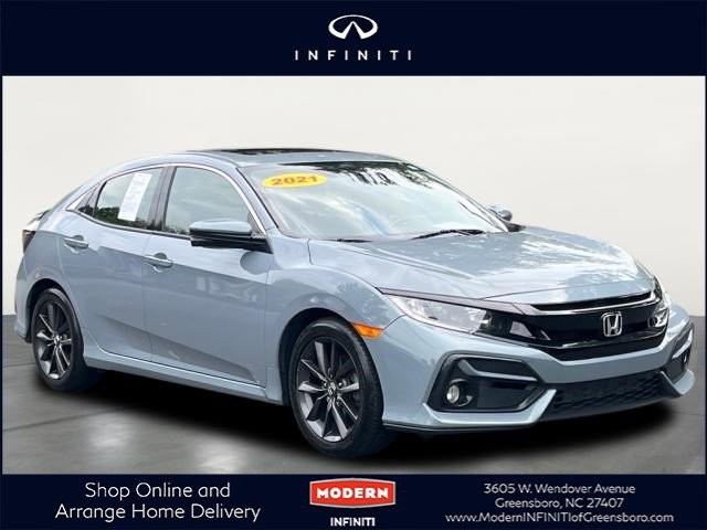 Pre-Owned 2021 Honda Civic Hatchback EX Hatchback in Boone #5PB1033 ...