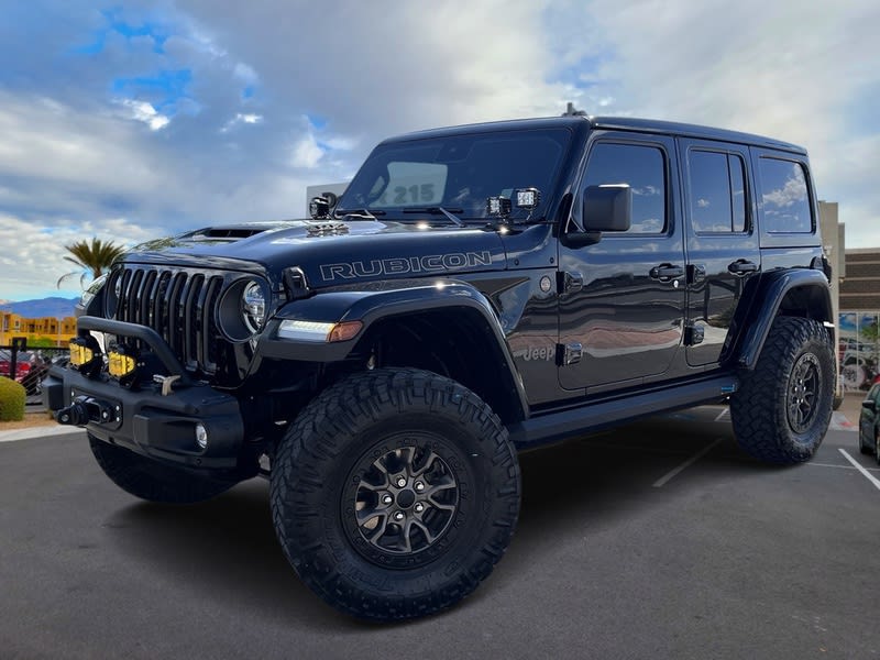 Black Jeep Wrangler Rubicon Lifted