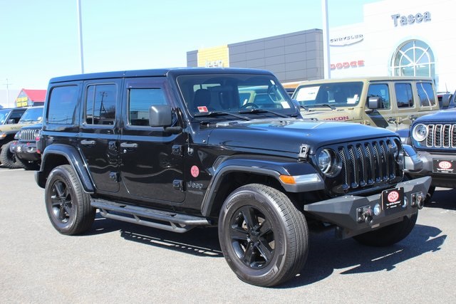Pre-Owned 2020 Jeep Wrangler Unlimited Sahara 4D Sport Utility in ...