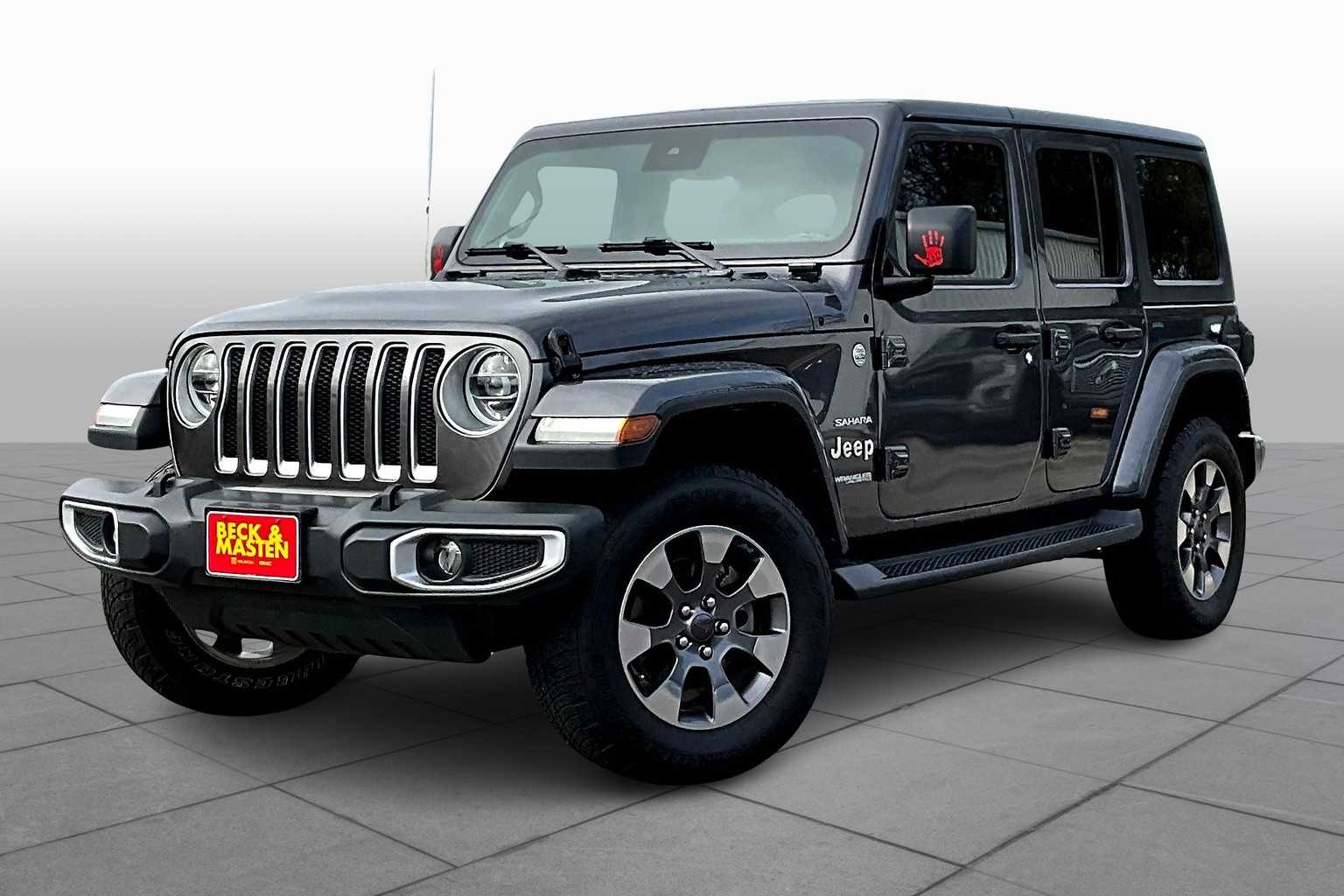 Pre-Owned 2019 Jeep Wrangler Unlimited Sahara Sport Utility in Houston #KW540779 | Sterling ...