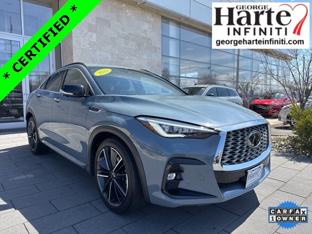 Pre-Owned 2022 INFINITI QX55 SENSORY 4D Sport Utility in West Haven #7071I | George Harte Nissan