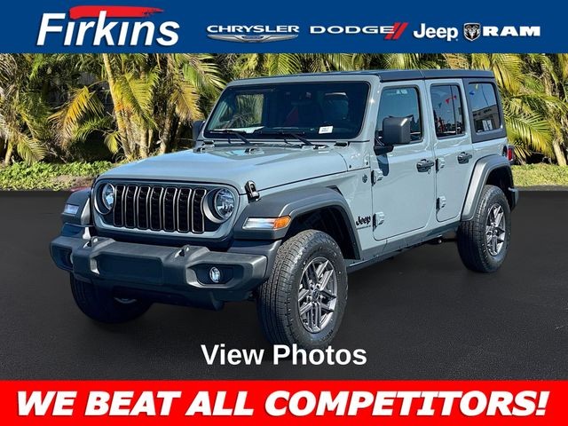 New 2025 Jeep Wrangler Sport S Utility in Bradenton #J25617 | Firkins CDJR