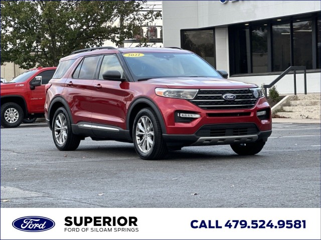 Pre-Owned 2021 Ford Explorer XLT 4 Door SUV in Siloam Springs #FB05020A ...