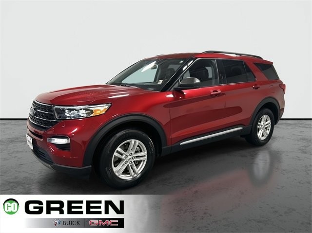 Pre-Owned 2021 Ford Explorer XLT SUV in Quad Cities #D24172B | Green ...