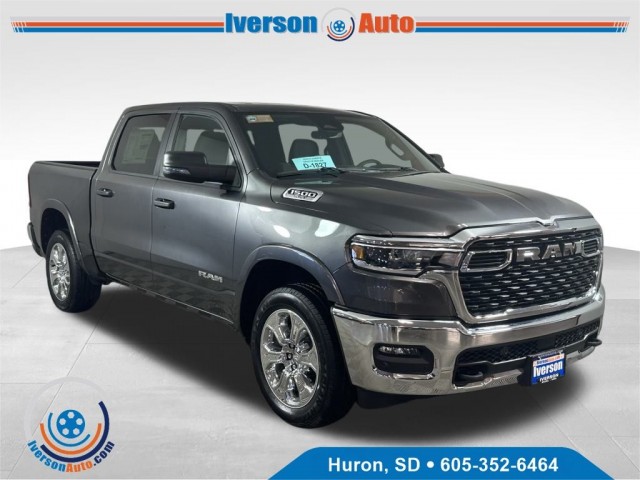 New 2025 RAM 1500 Big Horn/Lone Star 4D Crew Cab in Huron #5607 | Iverson CDJR Huron