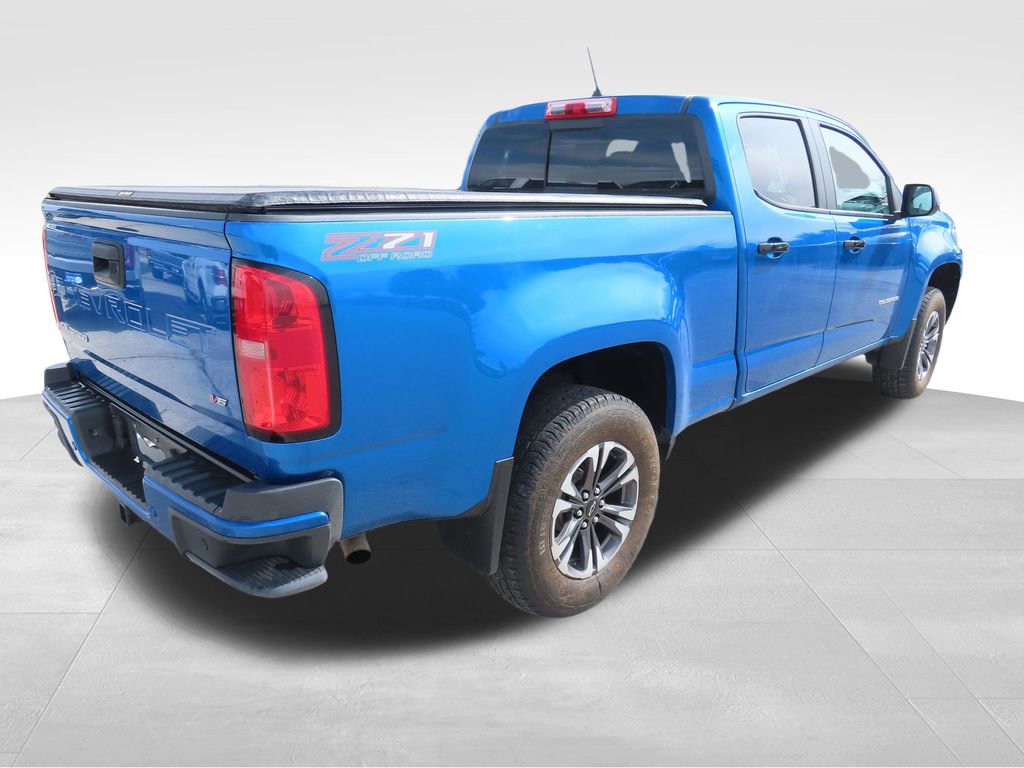 Pre-Owned 2021 Chevrolet Colorado Z71 Crew Cab Bright Blue Metallic in ...