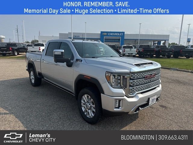 Pre-Owned 2021 GMC Sierra 2500HD Denali 4D Crew Cab in Central IL #QBP4008A | Sam Leman ...