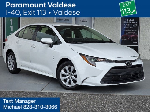 Pre-Owned 2023 Toyota Corolla LE 4 Door Sedan in Rutherford College # ...