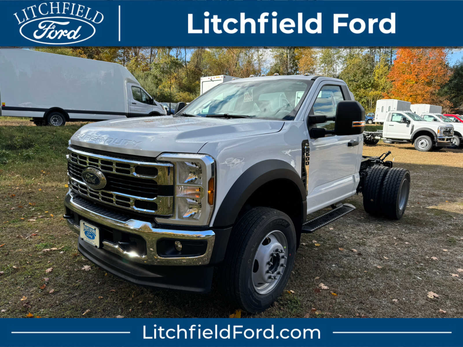 New 2024 Ford Super Duty F-600 DRW XL Regular Cab Chassis-Cab in Litchfield #2096 | Litchfield Ford