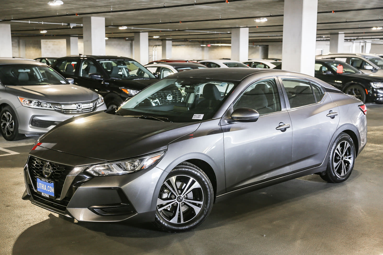 Pre-Owned 2021 Nissan Sentra SV 4dr Car in Los Angeles #NR237495 ...