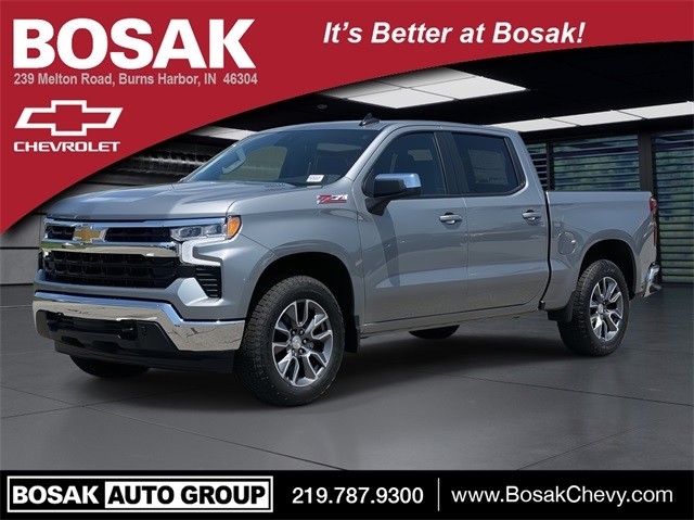 New 2024 Chevrolet Silverado 1500 LT 4D Crew Cab in Burns Harbor # ...