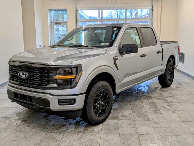 New 2025 Ford F-150 STX Crew Cab Pickup in Iconic Silver Metallic | Greensburg, PA | #F05653