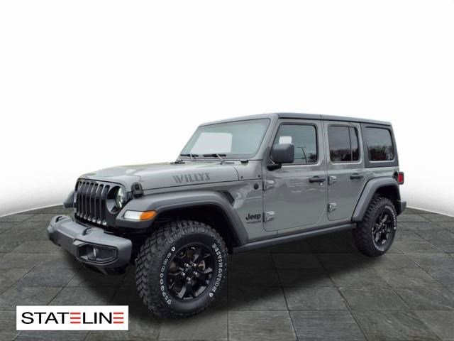 Pre-Owned 2021 Jeep Wrangler Unlimited Willys Convertible in Fort Mill ...